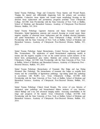 Dr. Jeffrey Gerdes, D.C. 2016 CV | PDF