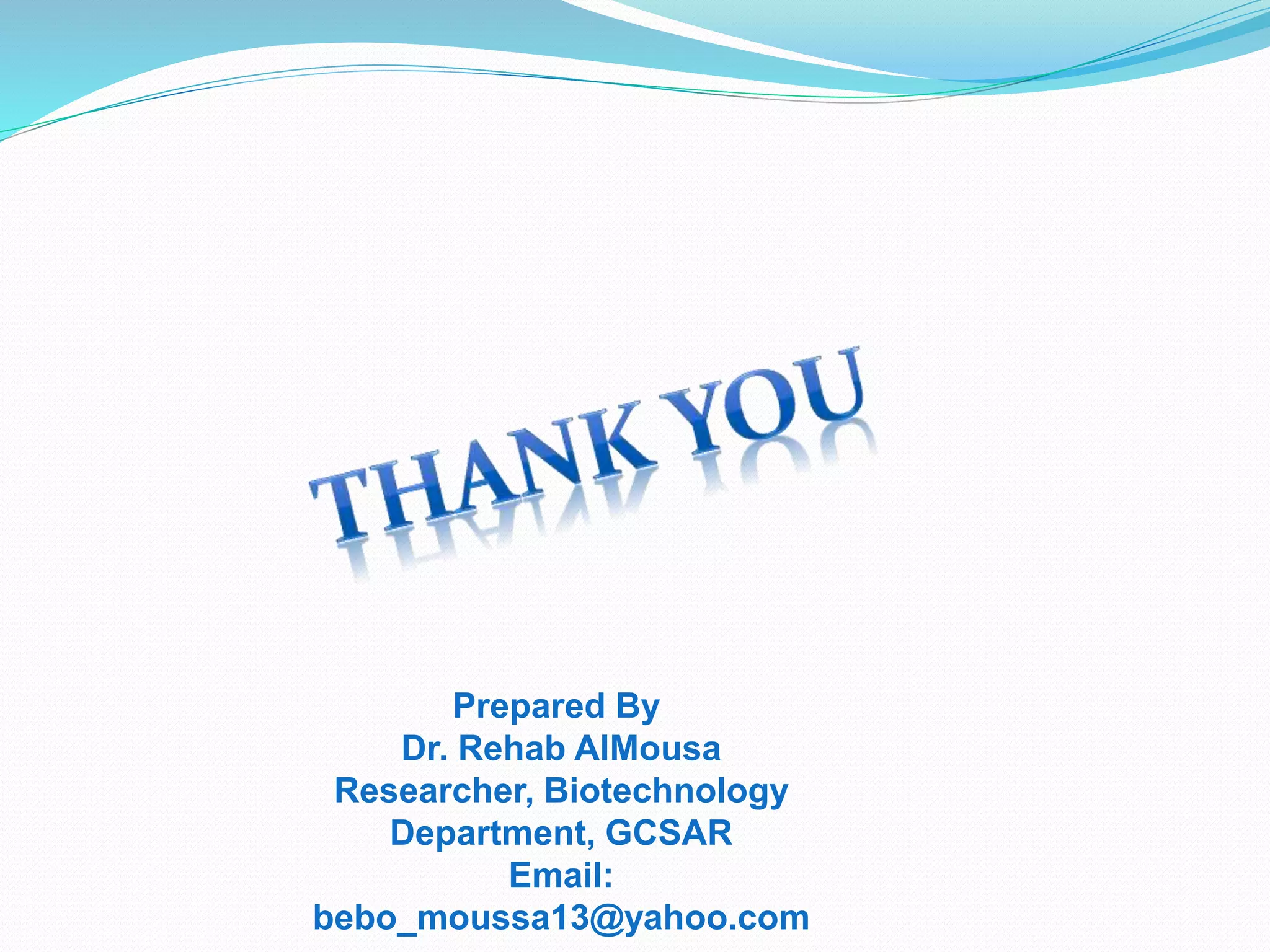 Dr. Rehab Al Mousa. Plant Tissue Culture | PPT