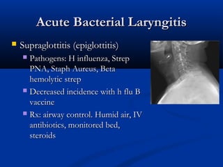 Laryngitis X Ray