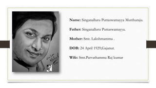 Dr.Rajkumar | PPTX