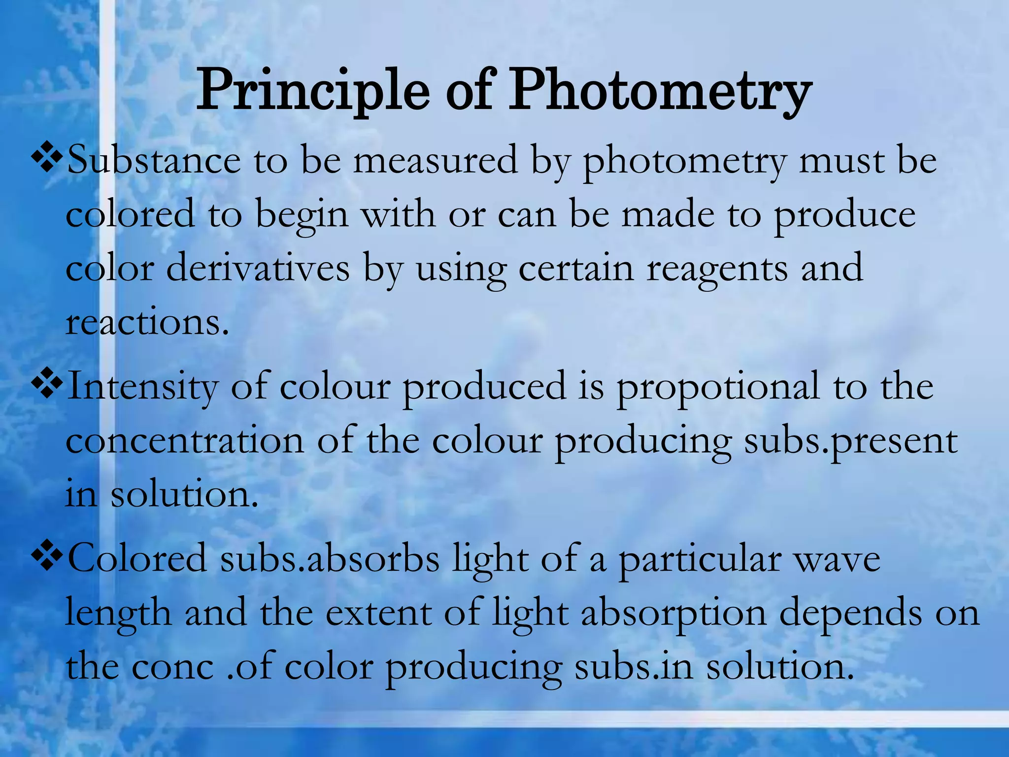 colorimetry spectrophotometry by dr.Tasnim | PPTX