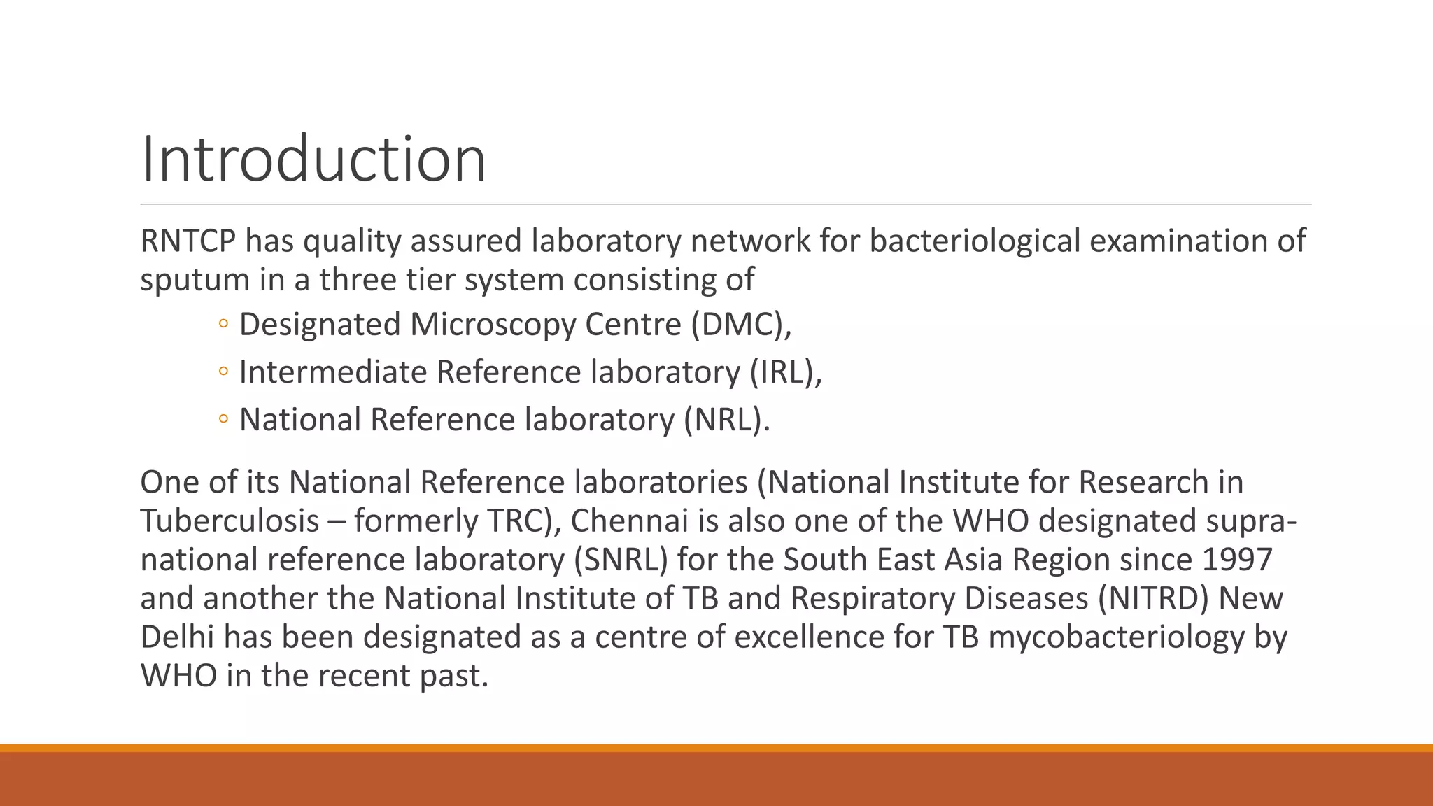 REVISED NATIONAL TUBERCULOSIS CONTROL PROGRAMME (RNTCP) | PPTX