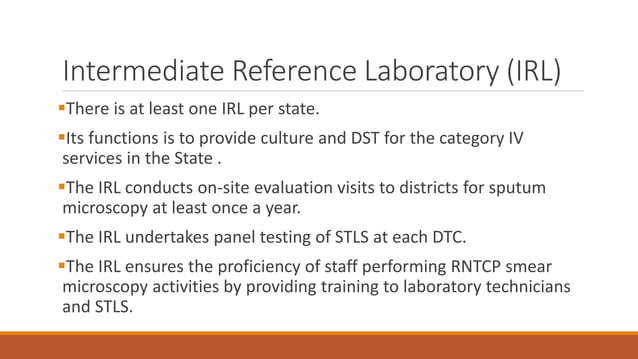 REVISED NATIONAL TUBERCULOSIS CONTROL PROGRAMME (RNTCP) | PPTX | Lung ...