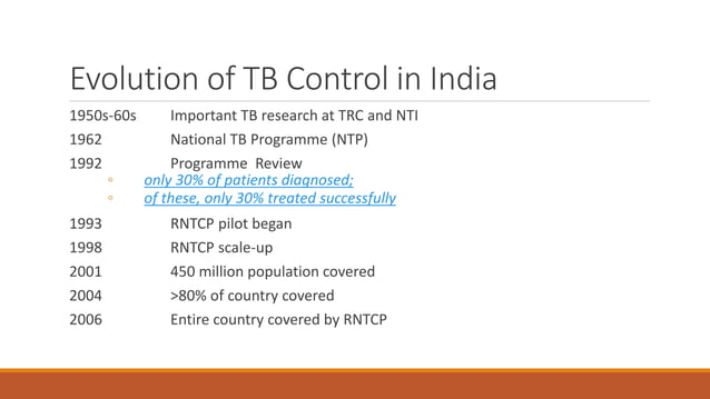 REVISED NATIONAL TUBERCULOSIS CONTROL PROGRAMME (RNTCP) | PPTX | Lung ...