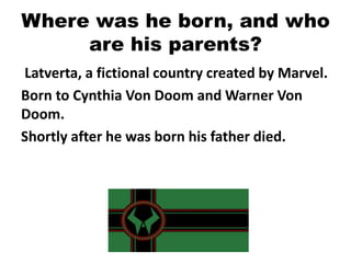 Dr. Doom (Victor Von Doom) | PPTX