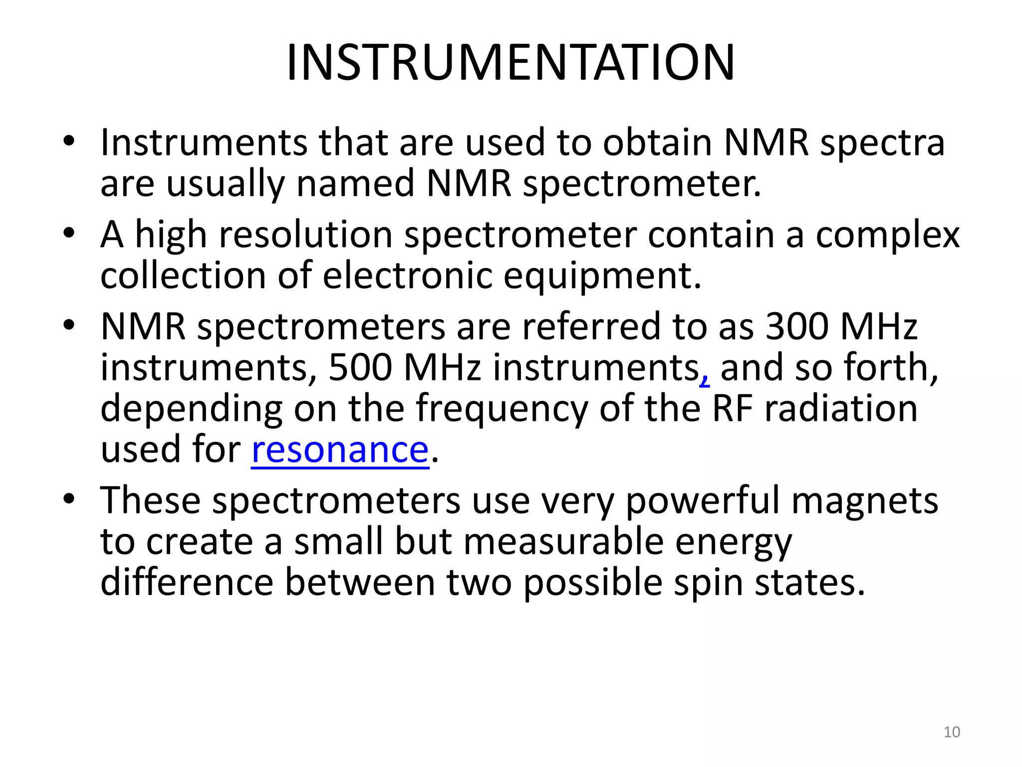 Dr. jaishree nmr instrumentation | PPTX