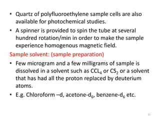Dr. jaishree nmr instrumentation | PPTX