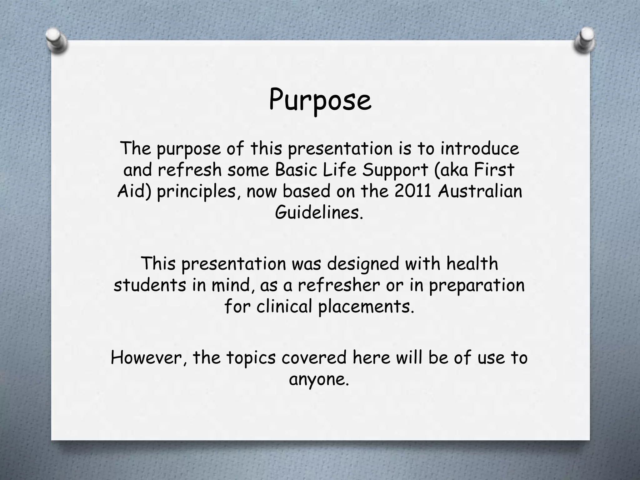 basic life support | PPTX