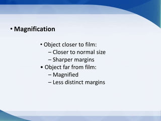 Radiographic artifacts | PPTX