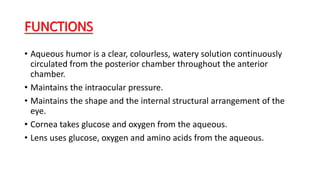 Dr.r.subramaniyan, 09 3-17,Aqueous Humour Dynamics | PPTX