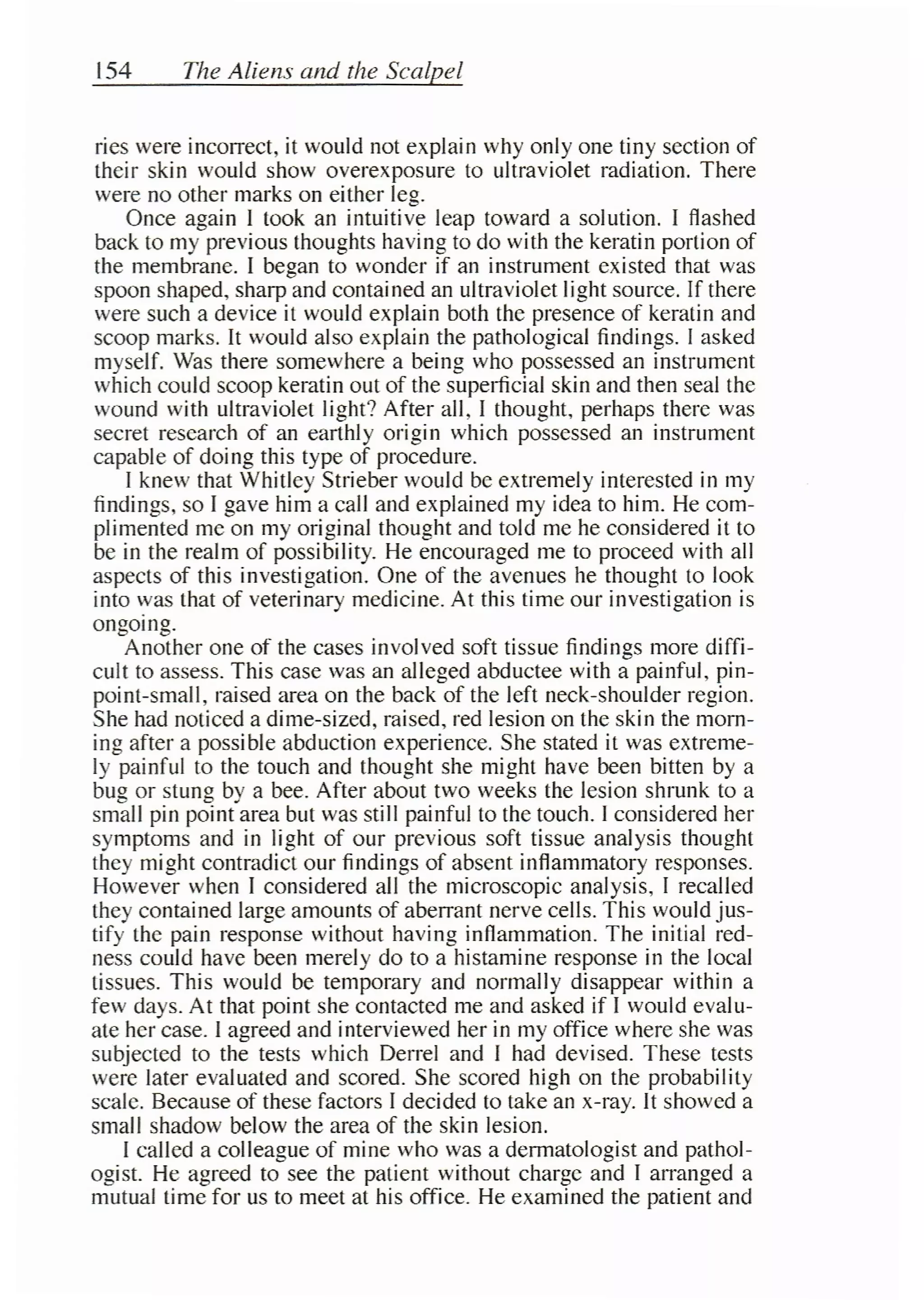 dr. Roger Leir - The Aliens and the Scalpel part 2 of 2 | PDF