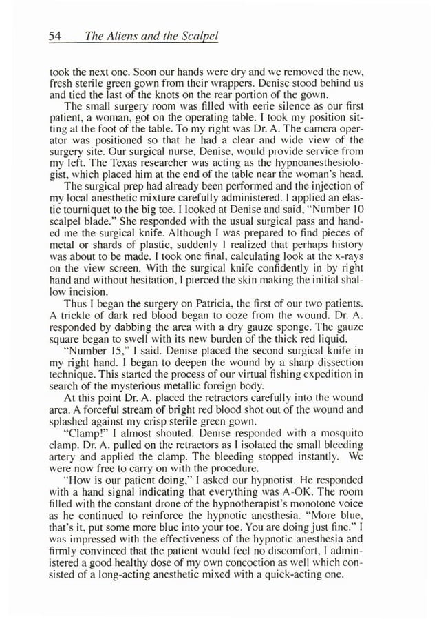 dr. Roger Leir - The Aliens and the Scalpel part 1 of 2 | PDF