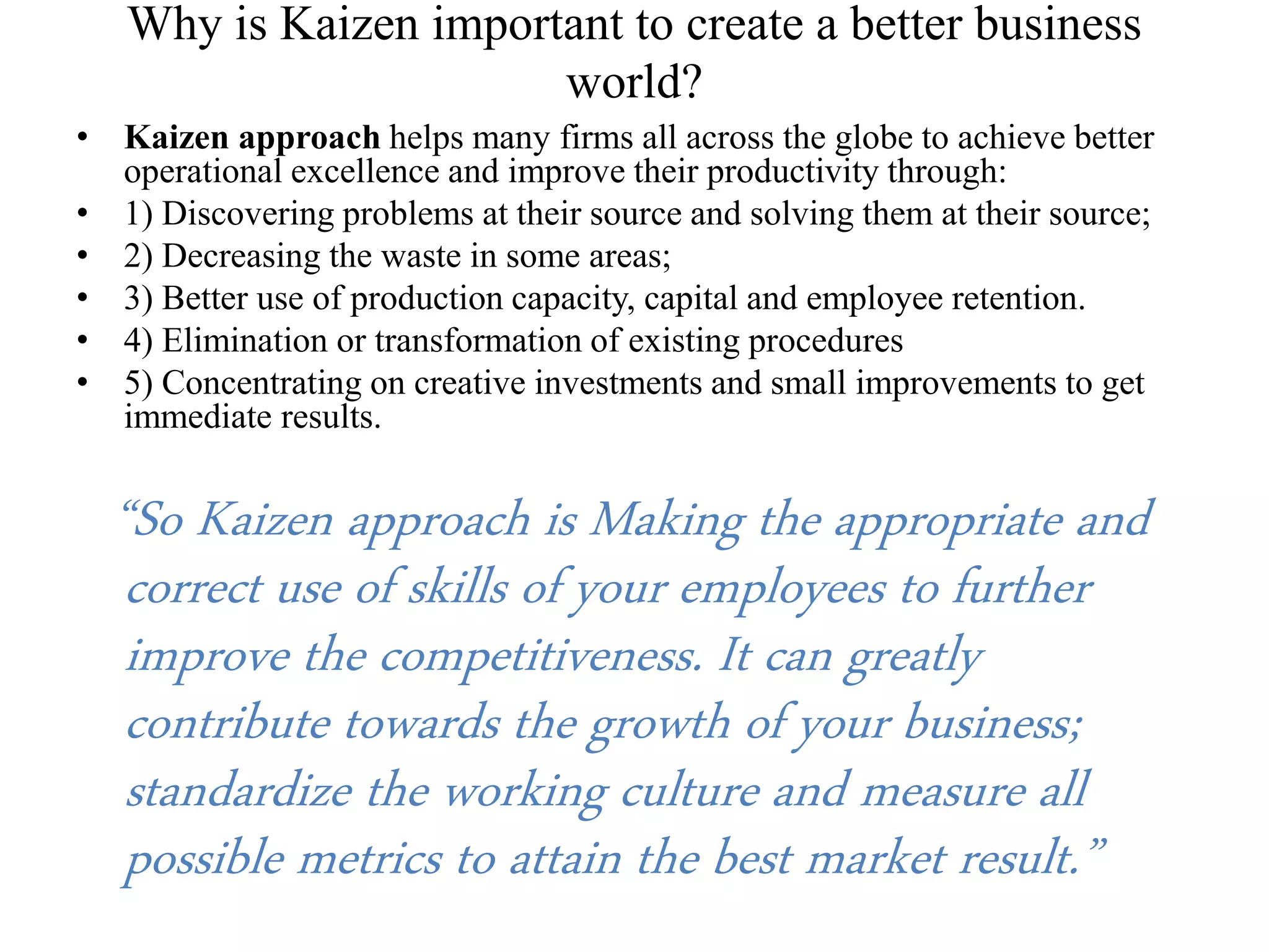 Kaizen _ Management Tool | PPTX