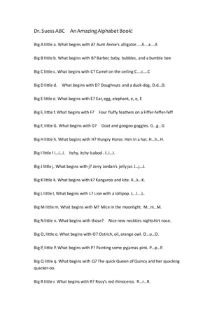 Dr. Suess ABC | DOCX