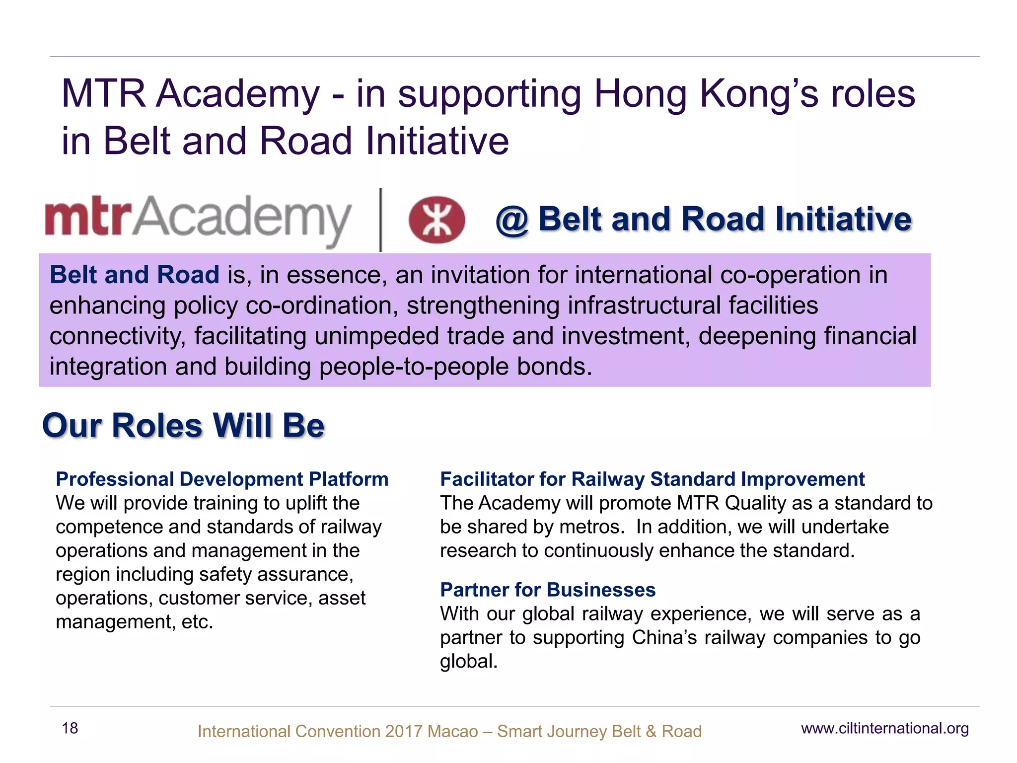 Hong Kong MTR - Development and Challenges | PPTX