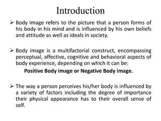 Body Image and Self esteem among Adolescents | PPTX