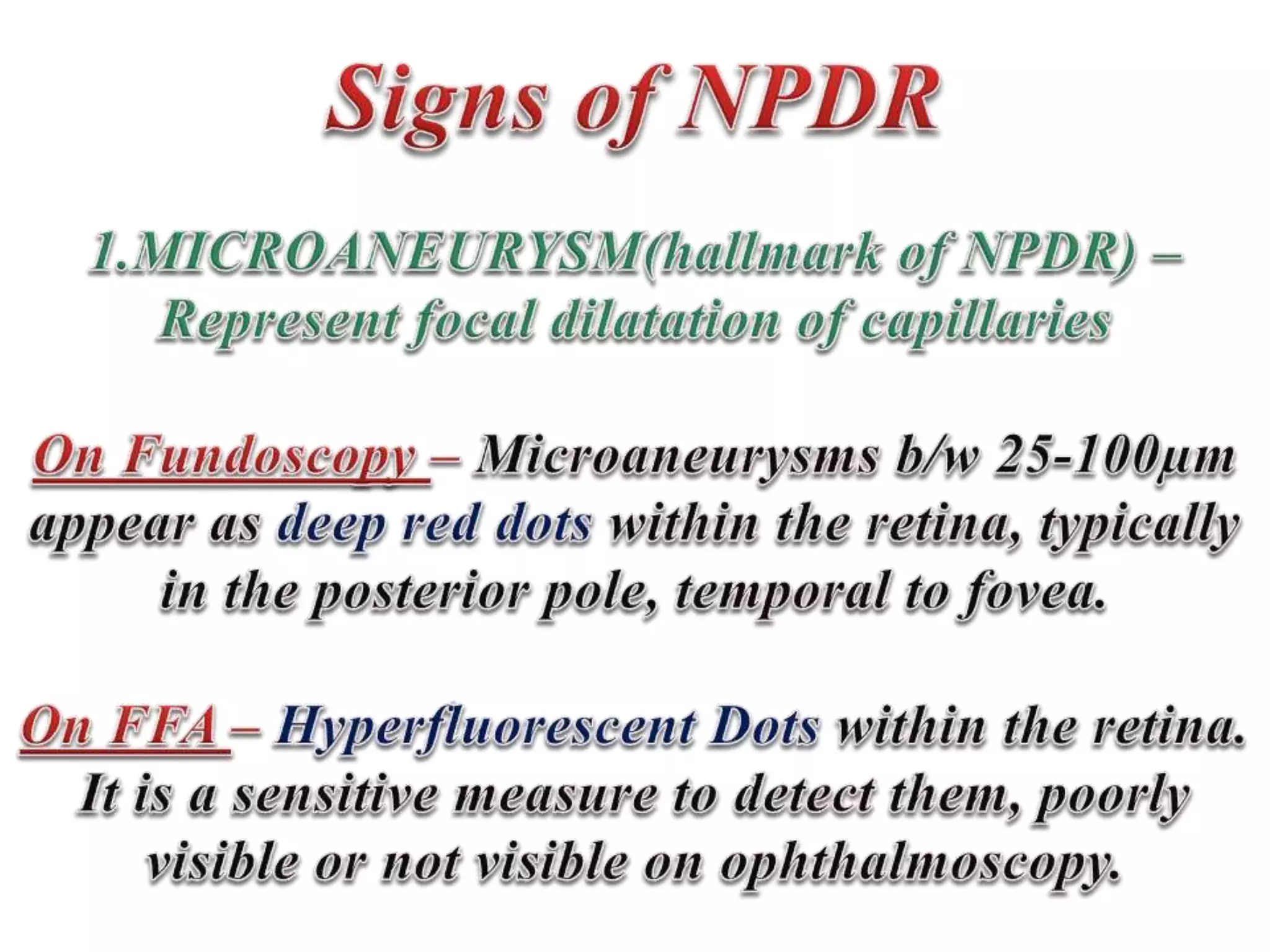 Diabetic Retinopathy (Molecular mechanisms,types,fundoscopy,diagnosis ...