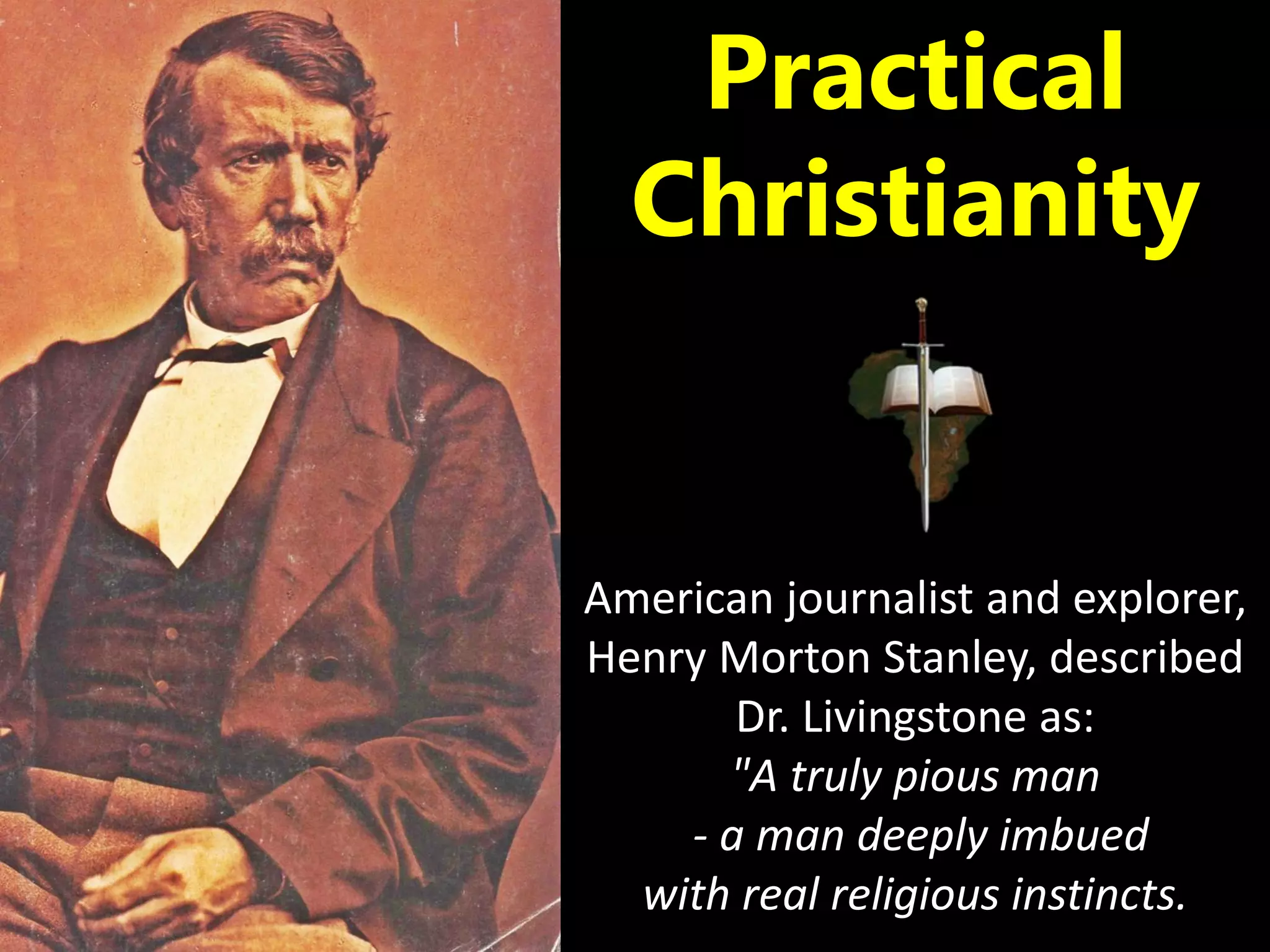 Dr. David Livingstone - His Family, Faith & Upbringing | PDF