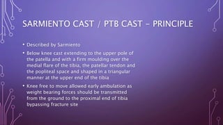Dr.S.Senthil Sailesh-functional cast bracing,PTBcast,sarmiento ...