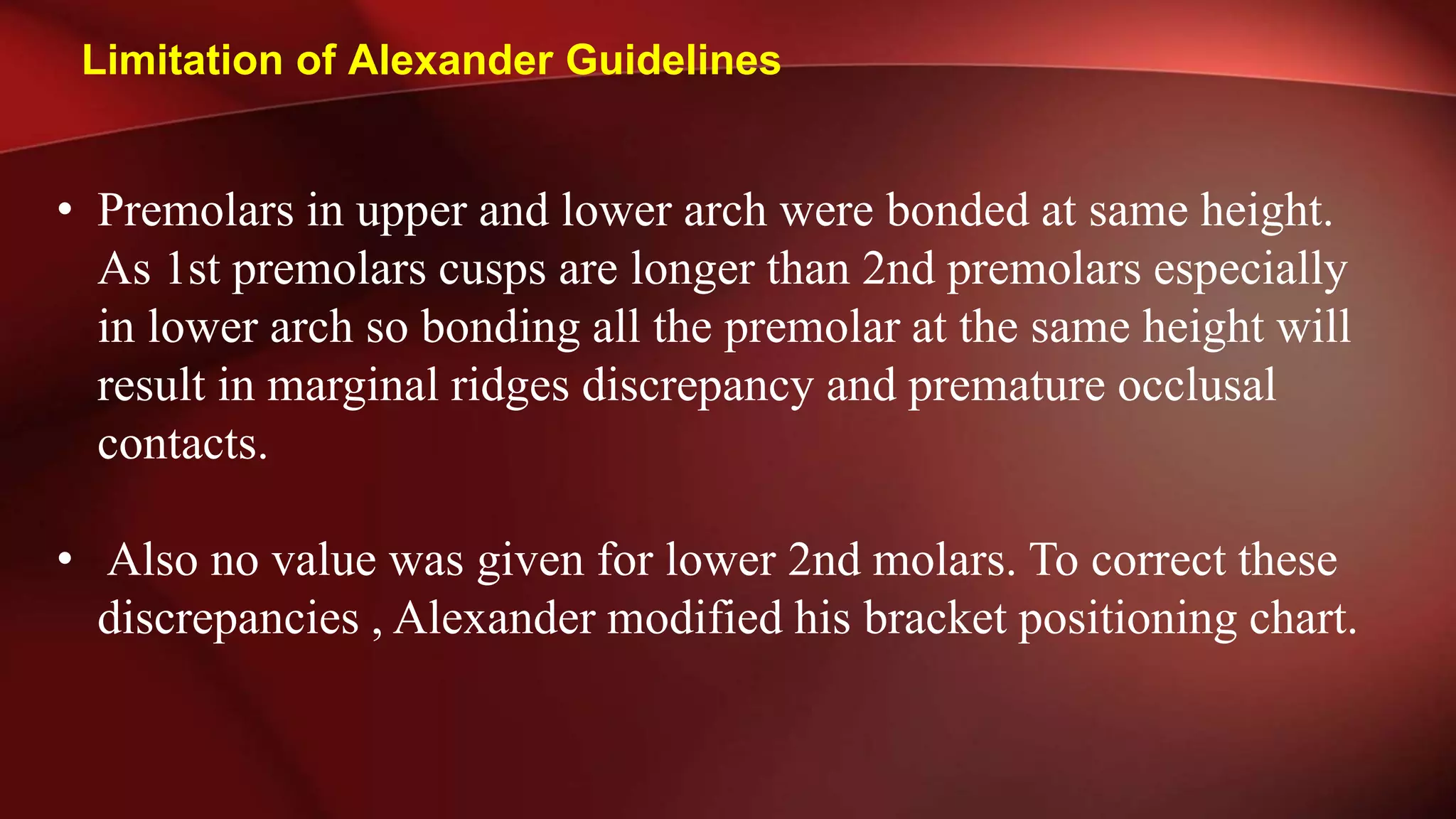 Bracket positioning | PPTX