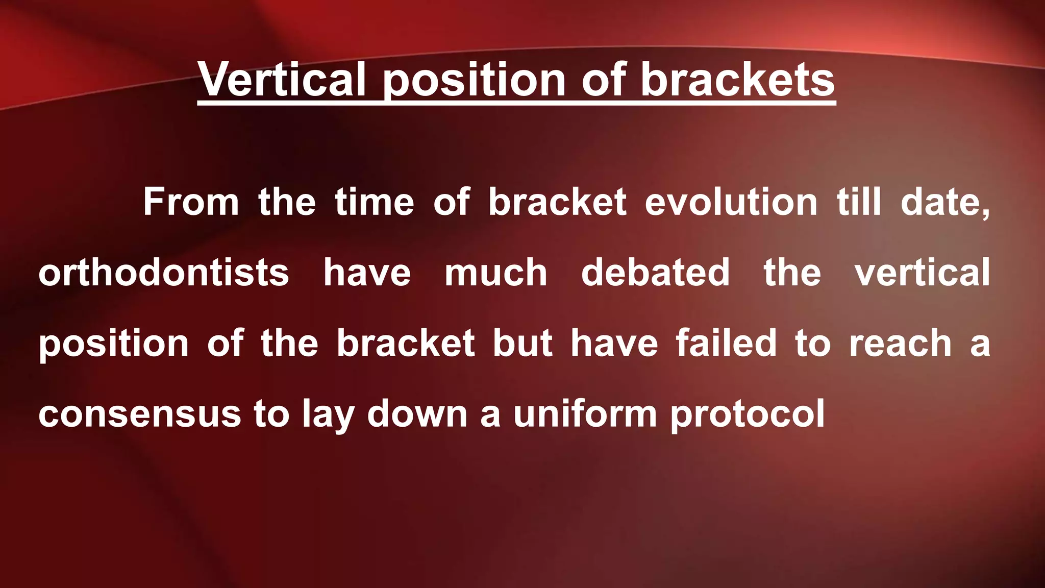 Bracket positioning | PPTX