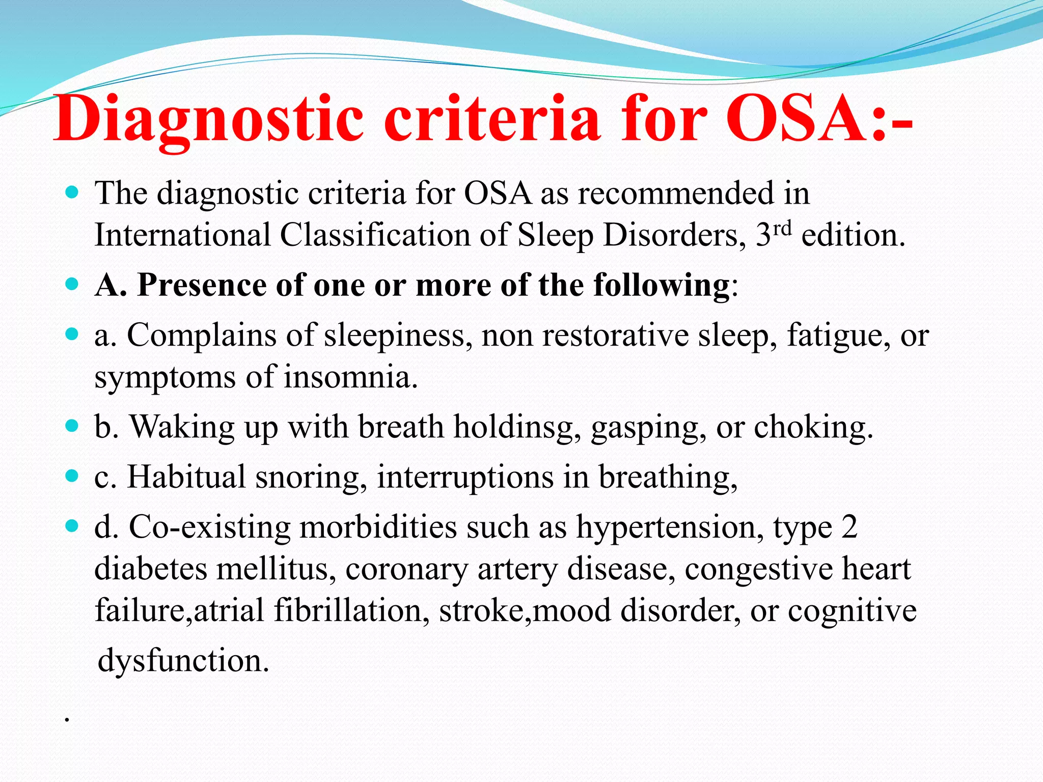 OSA & COPD (OVERLAP SYNDROME) | PPTX