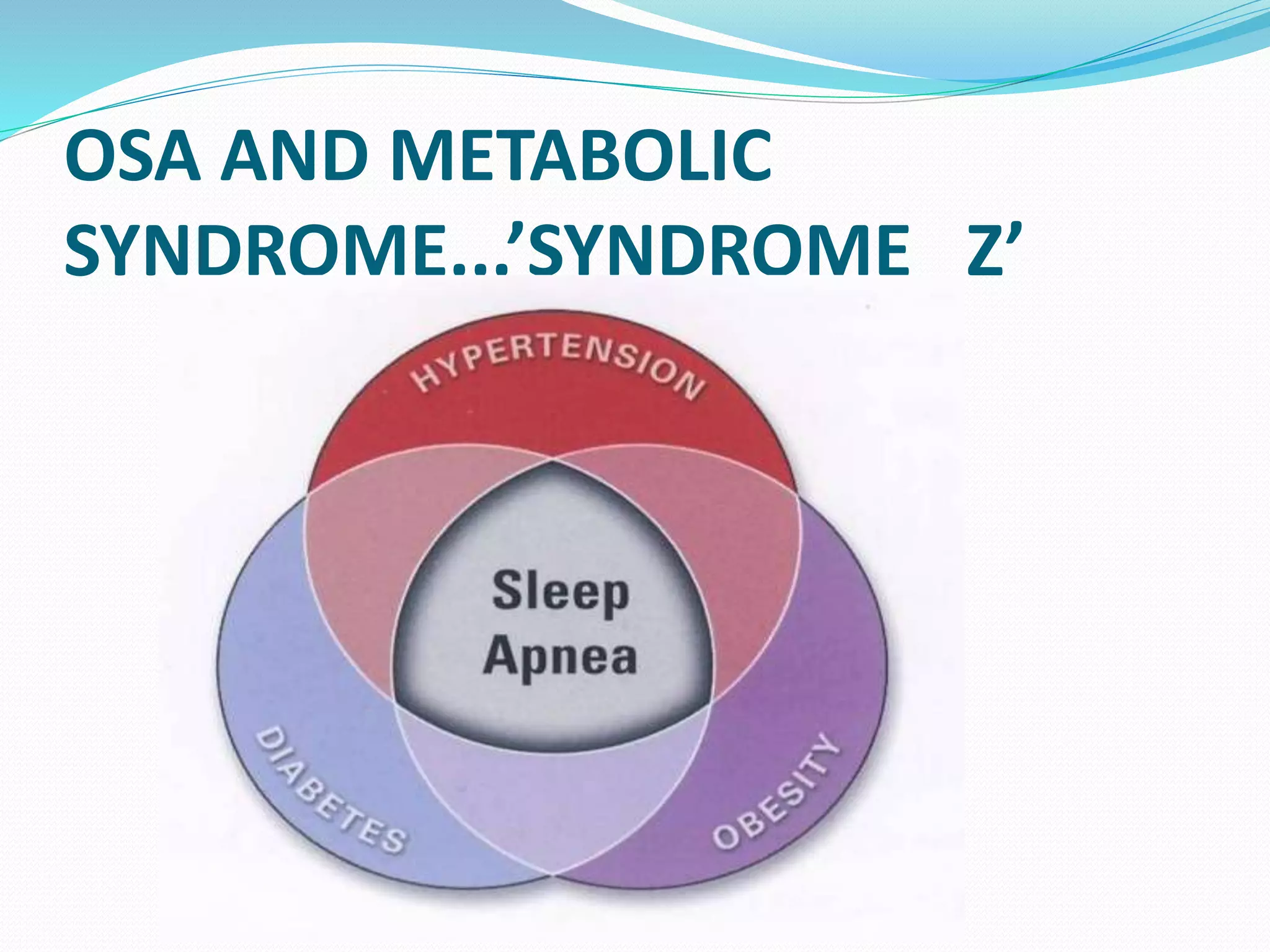 OSA & COPD (OVERLAP SYNDROME) | PPTX