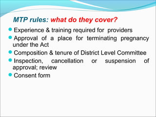 Dr. anita singh mtp presention | PPT