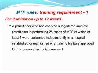 Dr. anita singh mtp presention | PPT