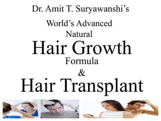 World's Advanced Hair Transplant & Hair Growth Formula by Dr. Amit T ...