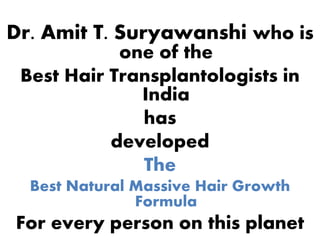 Kolhapur's best hair transplant centre. Now in Sangli, Pune & Mumbai also. | PPT