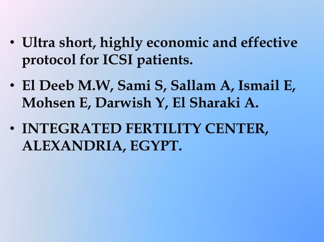 Stimulation Protocols | PPTX