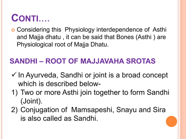 Dr.Sujit Kumar MD Majja Dhatu PPT | PPTX | Bone and Joint Conditions ...