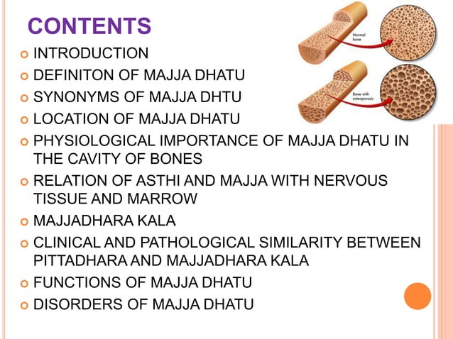 Dr.Sujit Kumar MD Majja Dhatu PPT | PPTX | Bone and Joint Conditions ...