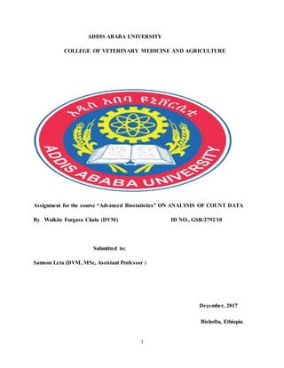 Count data analysis | DOCX