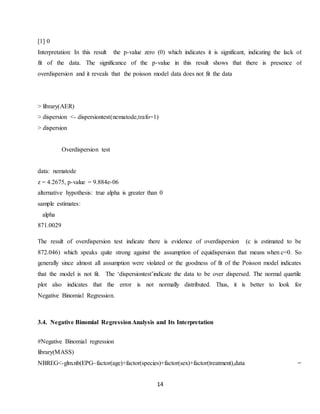 Count data analysis | DOCX