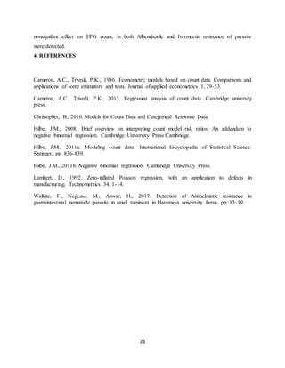 Count data analysis | DOCX