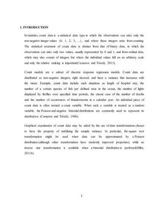 Count data analysis | DOCX