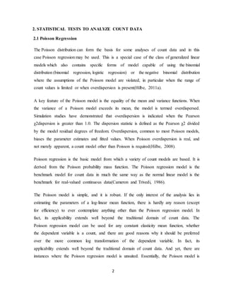 Count data analysis | DOCX