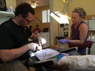 Dr. Jordan Moffitt at work at Moffitt Dental Center | PDF