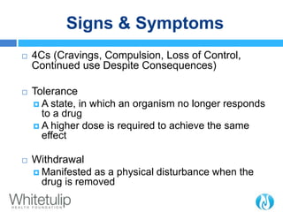 SUBSTANCE USE DISORDERS | PPTX
