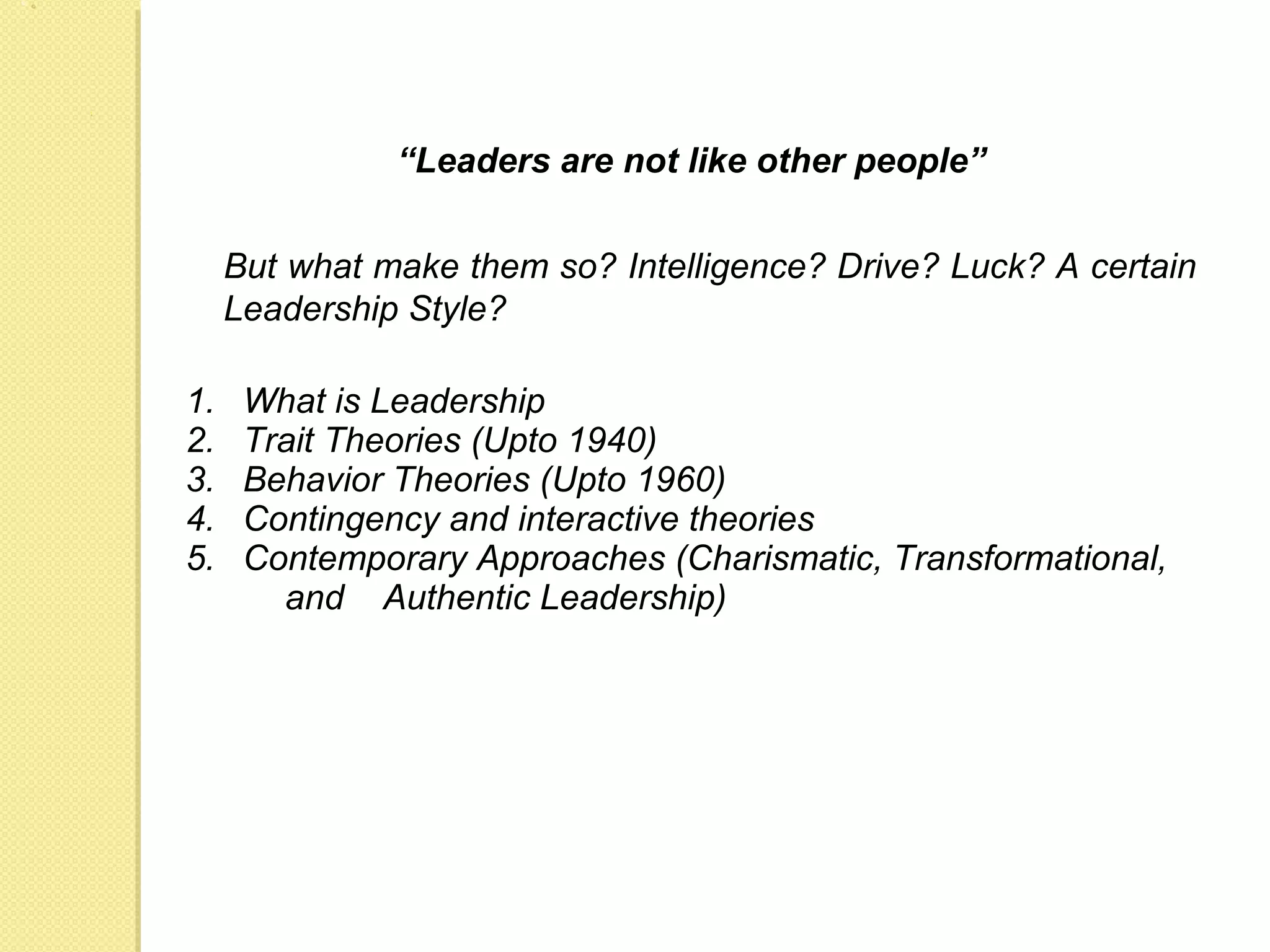 Leadership | PPT