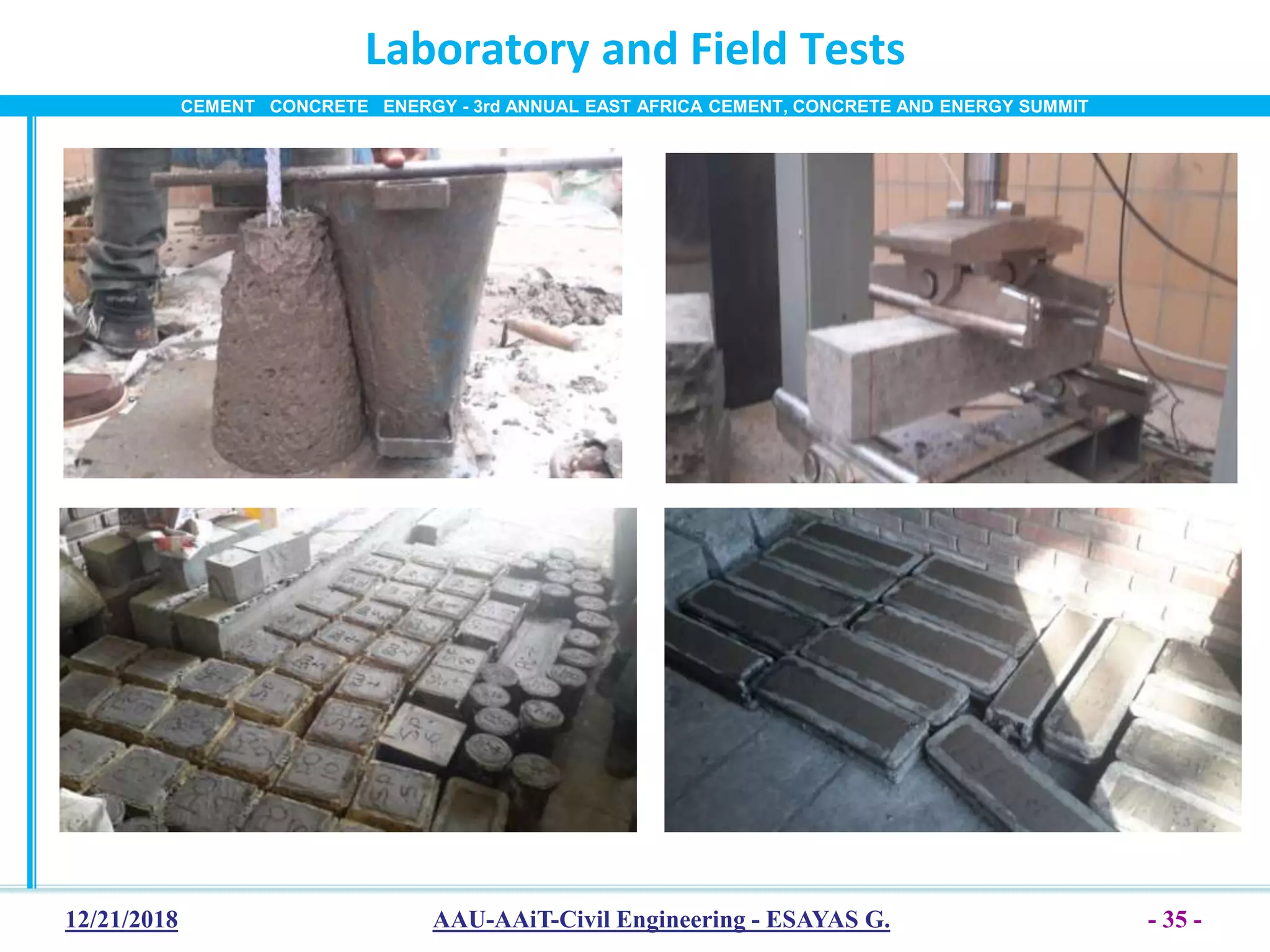 Dr. Esayas G. Youhannes - Importance of Cement Quality and Temperature ...
