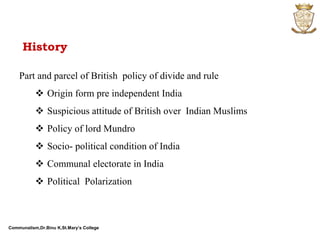 Sociology-Communalism | PPT