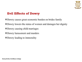 Sociology-Dowry | PPTX