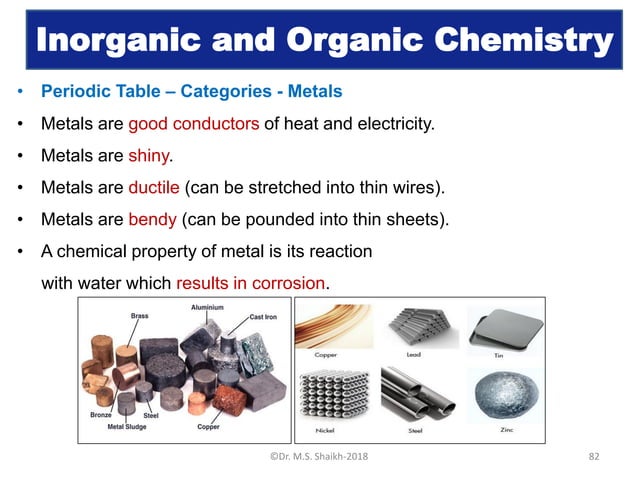 organic and inorganic chemistry | PDF