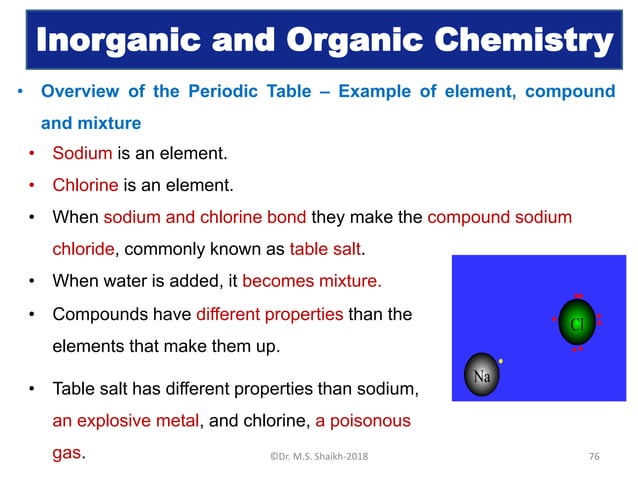 organic and inorganic chemistry | PDF