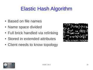 OSDC 2013 | Distributed Storage with GlusterFS by Dr. Udo Seidel | PPT