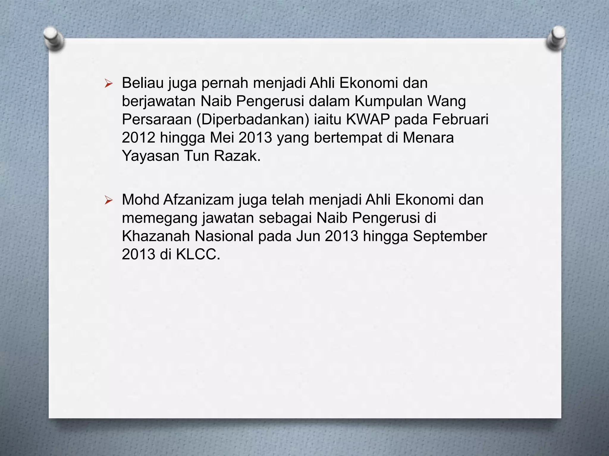 Dr. mohd afzanizam abdul rashid | PPTX