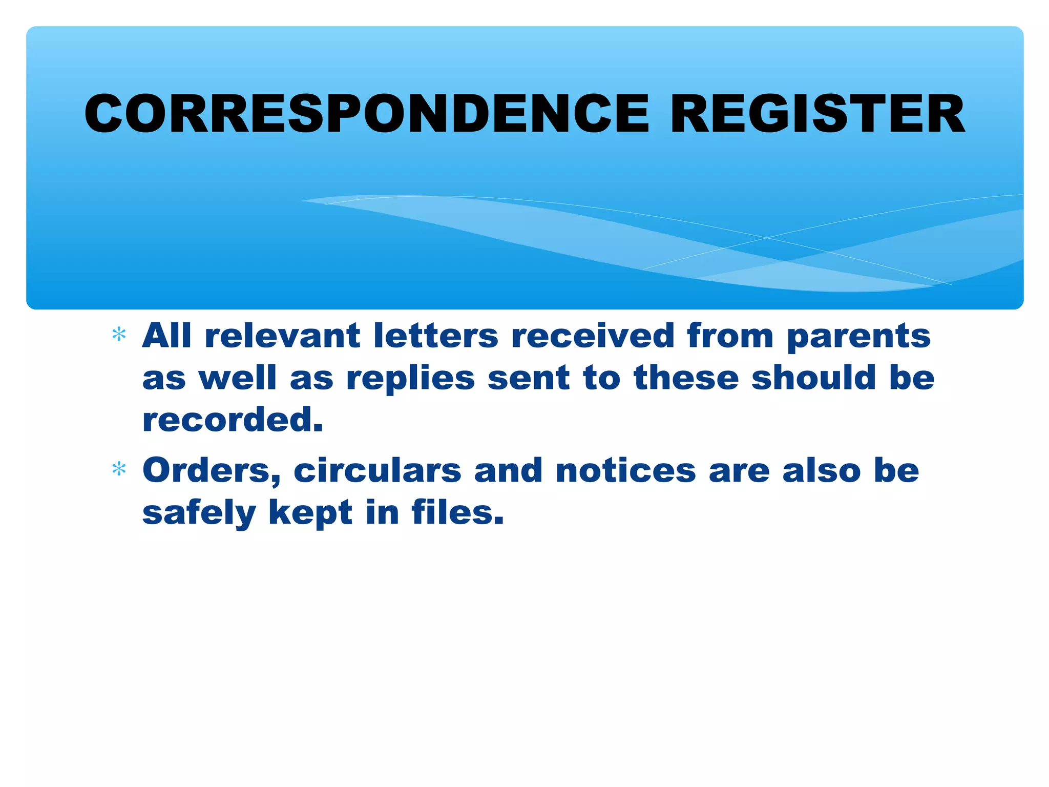 Dr.s.akila records and registers | PPT